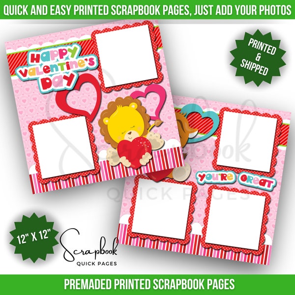 Valentine Scrapbook - Etsy