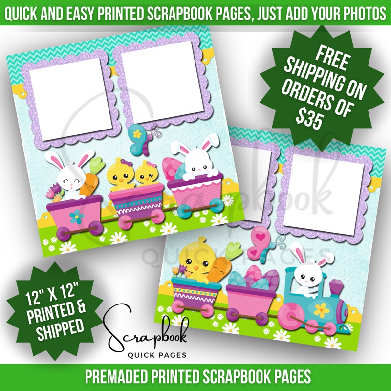 12 X 12 Easter Scrapbook Paper - Etsy