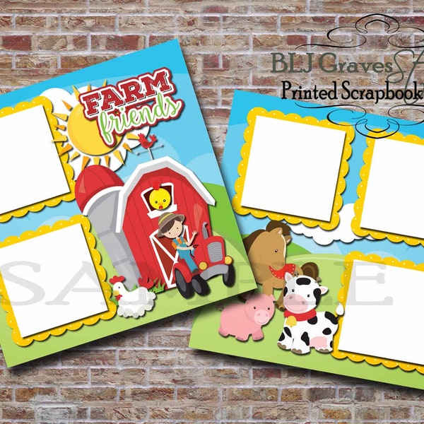 Scrapbook Pages - Etsy