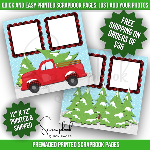 12x12 Scrapbook Layout - Etsy