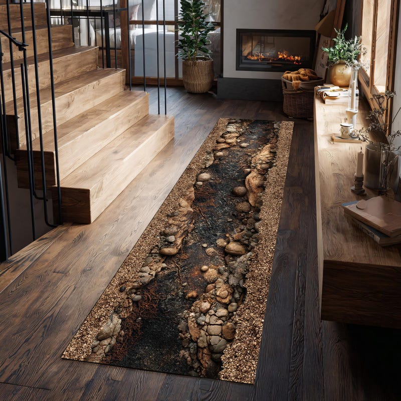 River Rock Rug - Etsy