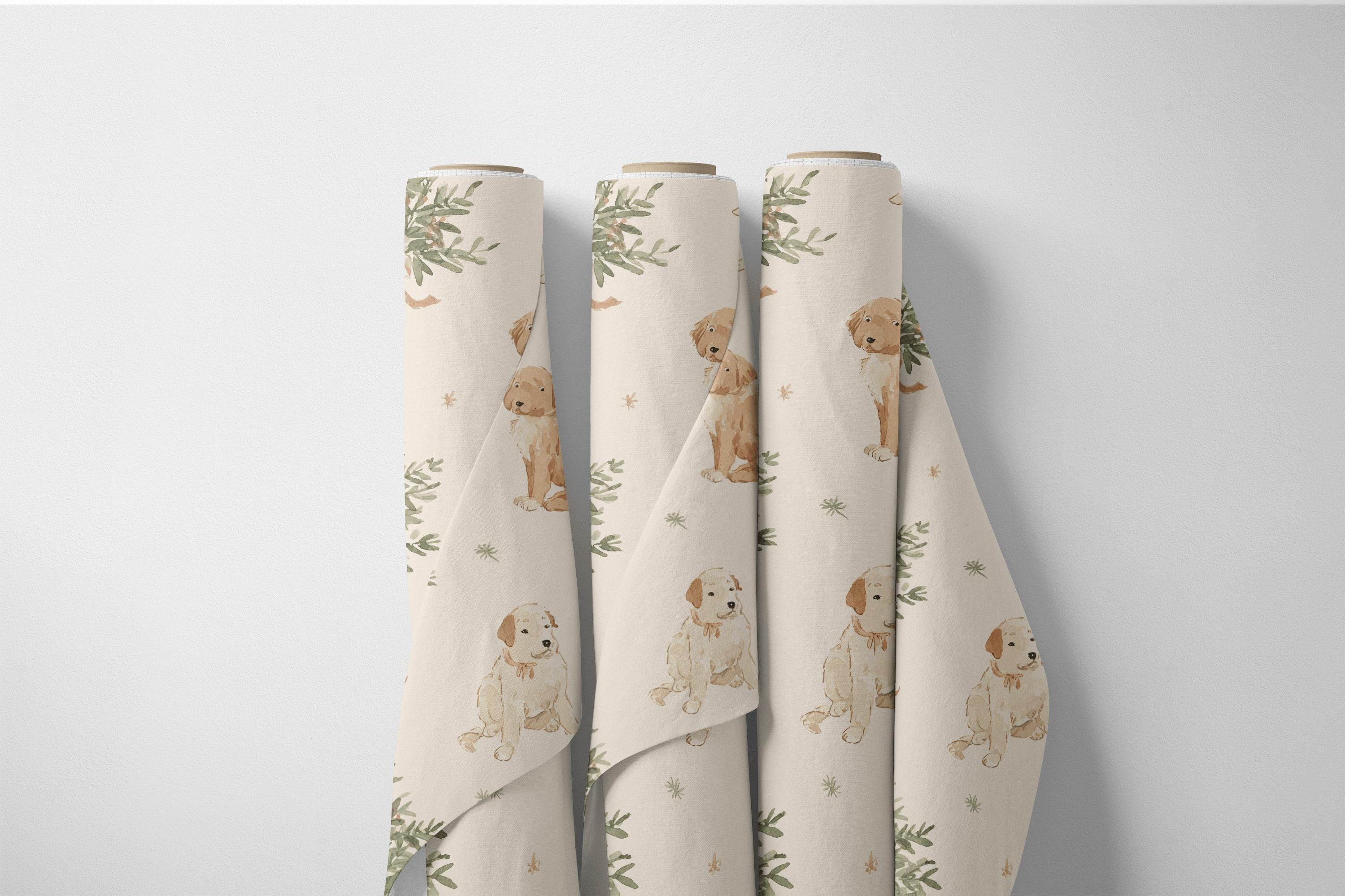 Cute Puppy Christmas Seamless Pattern PNG, Winter Dog Digital Paper ...