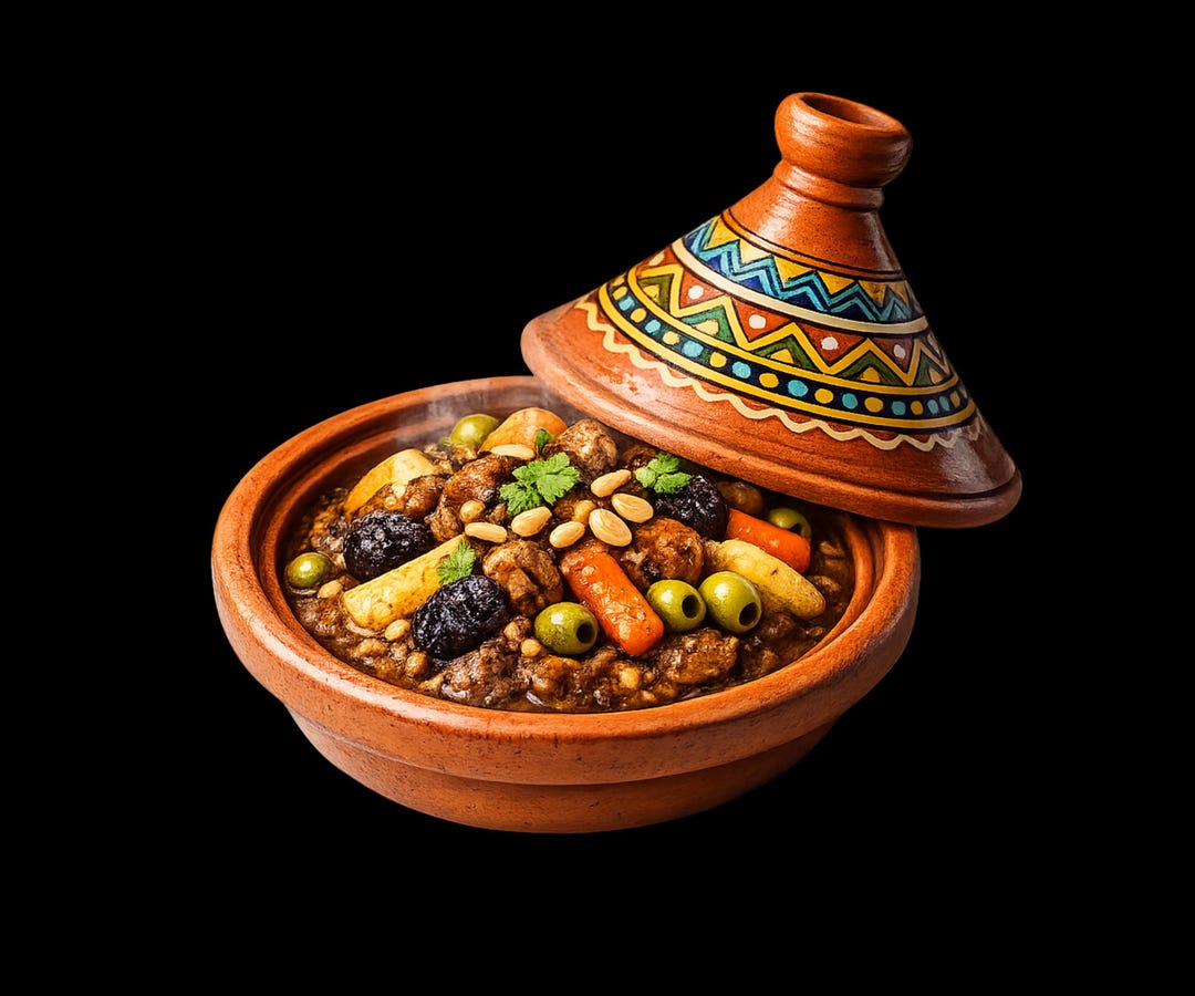 Moroccan Tagine PNG Clipart, Realistic Traditional Food Illustration ...