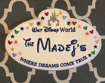 Disney stroller tag | Etsy