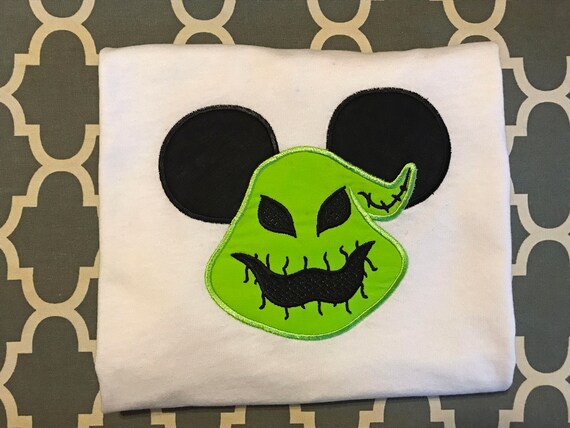 Oogie Boogie Mouse Head Personalized Applique Adult and Plus | Etsy