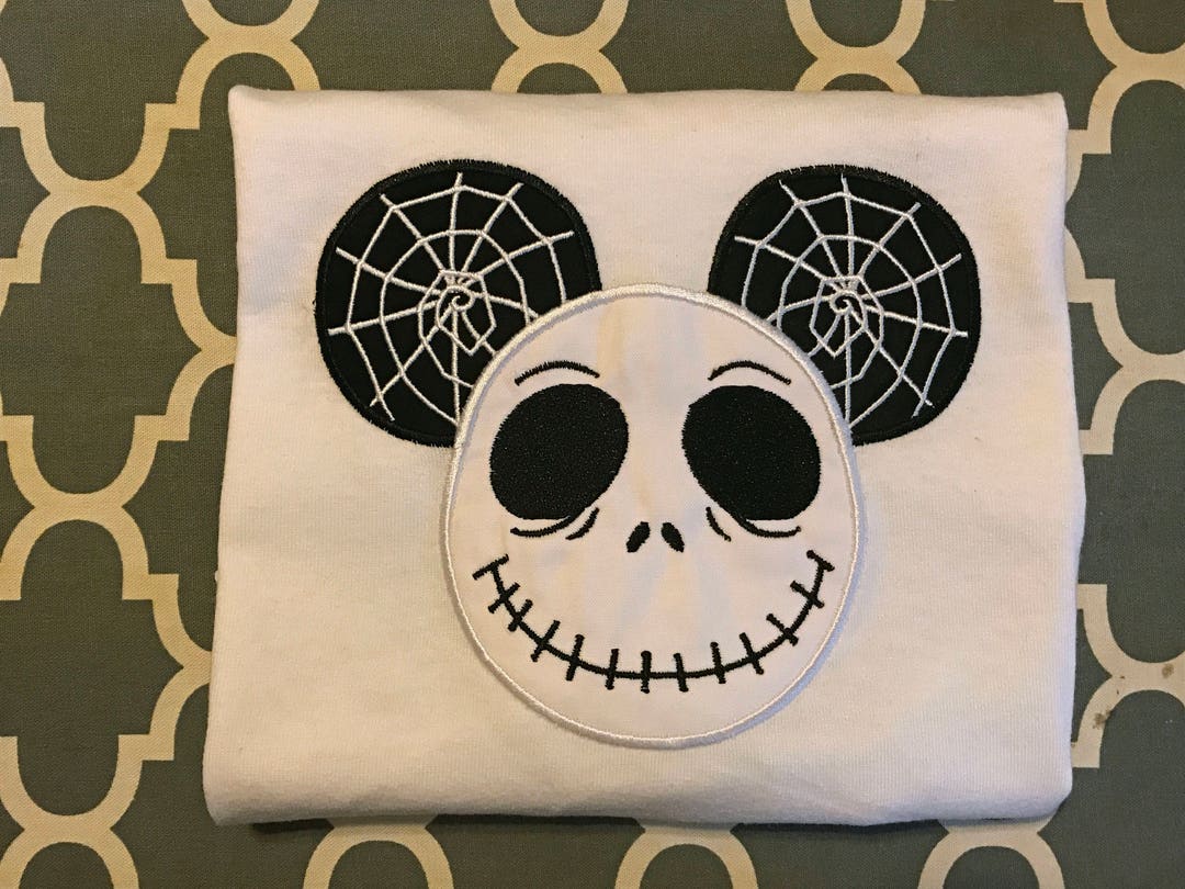 Jack Mouse Head Personalized Applique Childrens Kids Infant Toddler ...