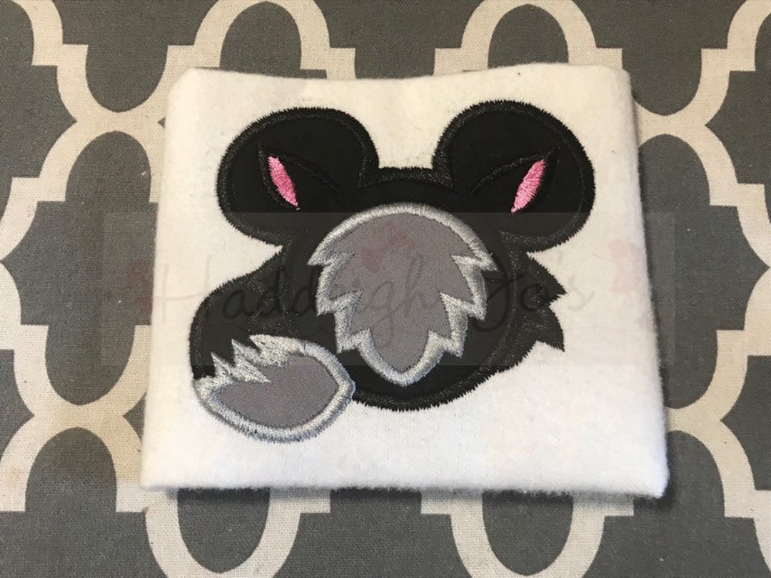 Lucifer Mr Mouse Head Custom Personalized Applique Adult and Plus Size ...