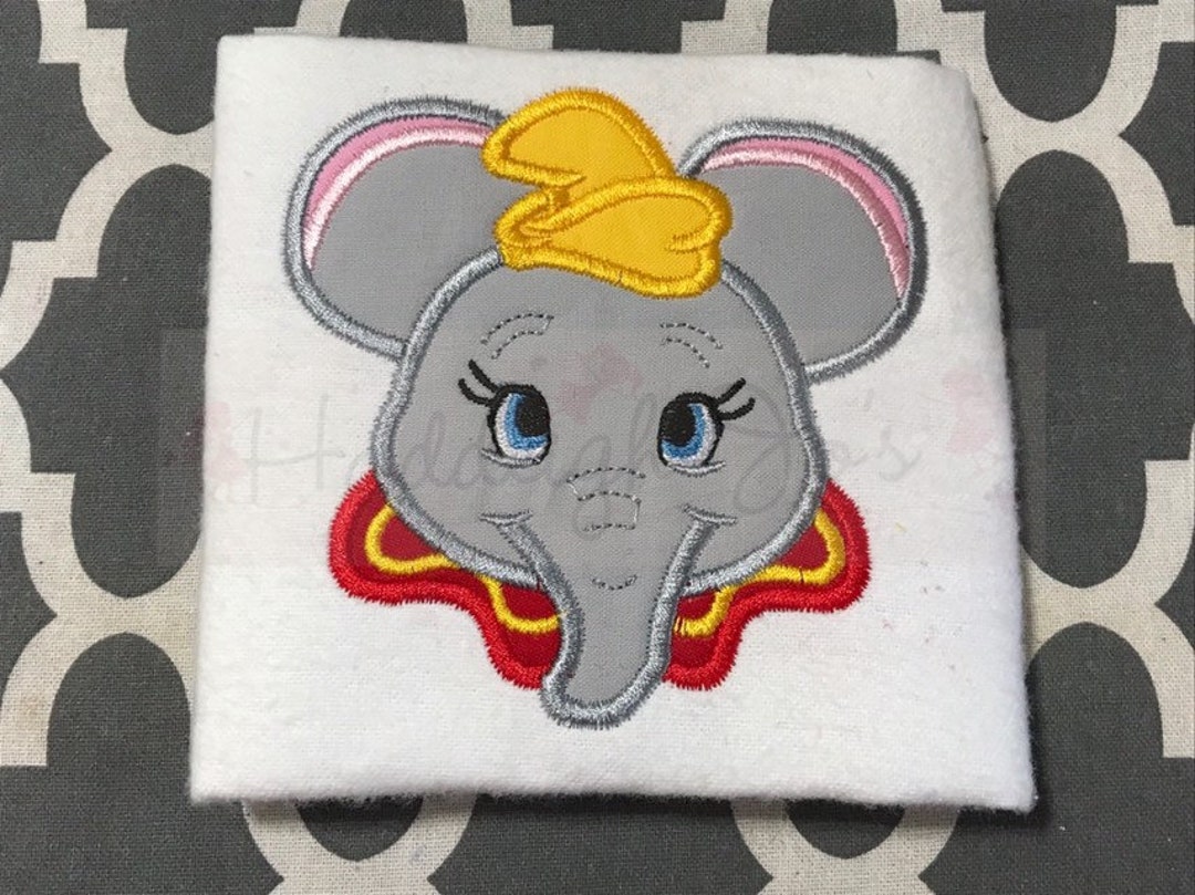 Dumbo Mr Mouse Head Custom Personalized Applique Adult and Plus Size ...