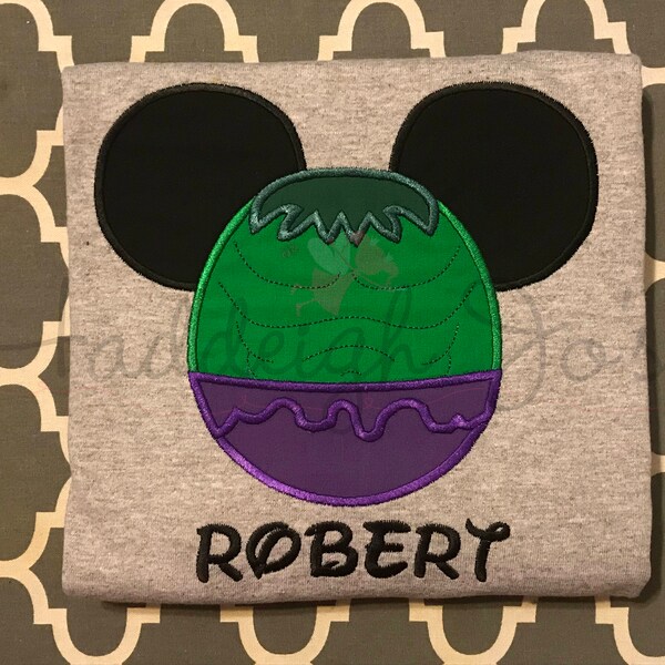 Hulk Applique - Etsy
