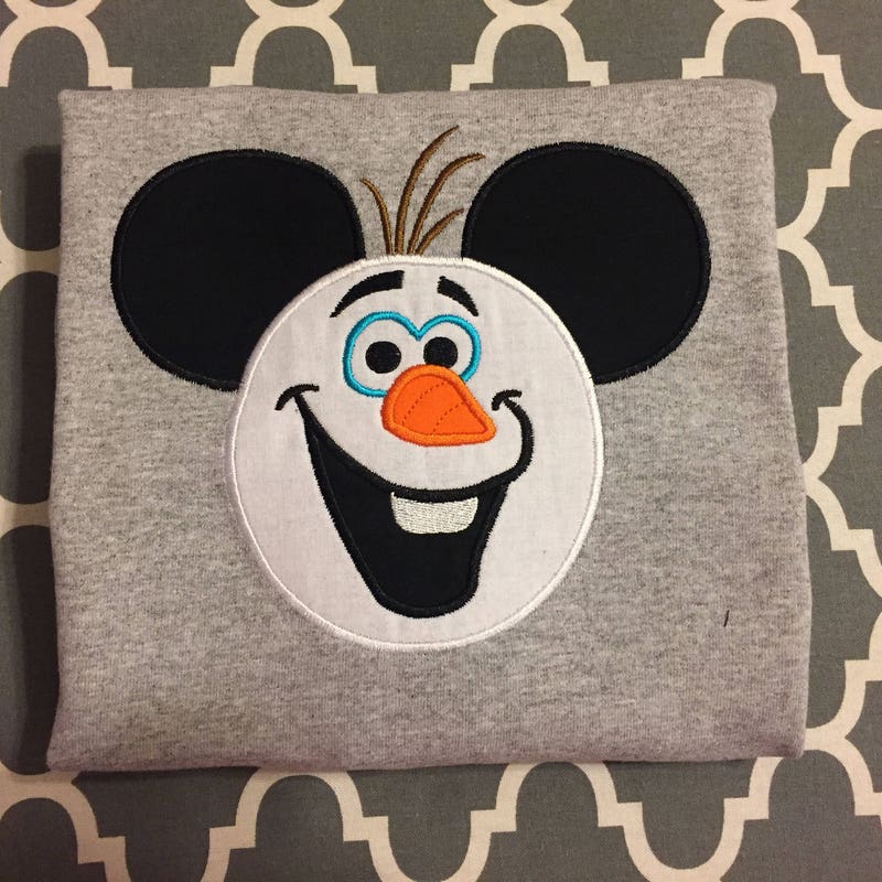 Olaf Applique - Etsy