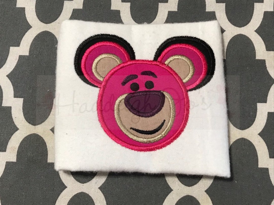 Lotso Mr Mouse Head Personalized Applique Childrens Kids - Etsy