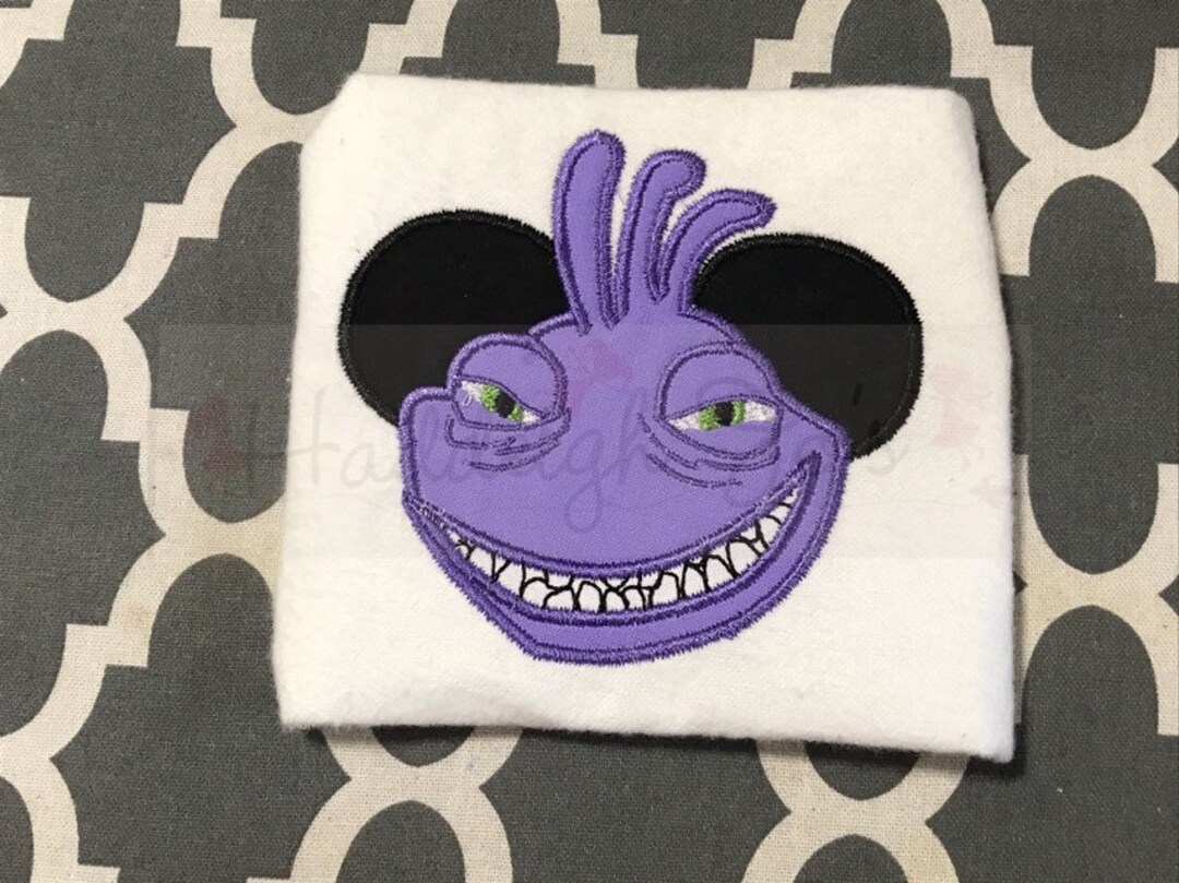 Randall Mr Mouse Head Personalized Applique Childrens Kids Toddler ...