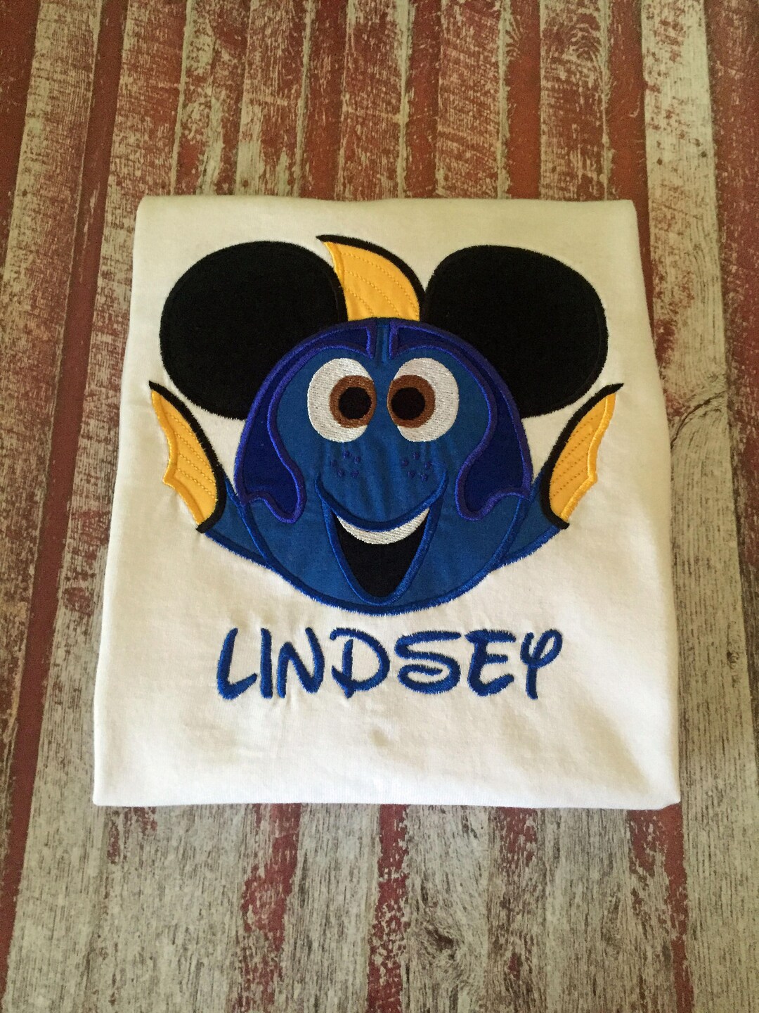 Dory Mr Mouse Head Custom Personalized Applique Adult and Plus - Etsy