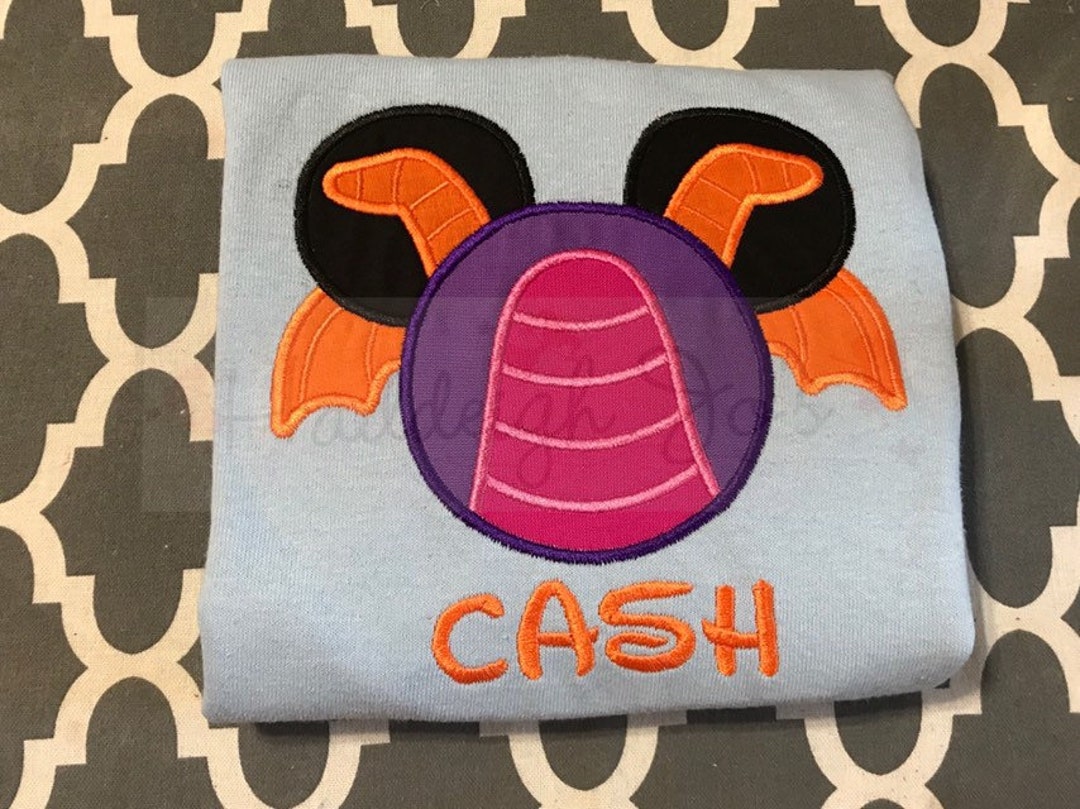 Figment Mr Mouse Head Custom Personalized Applique Adult and Plus Size ...