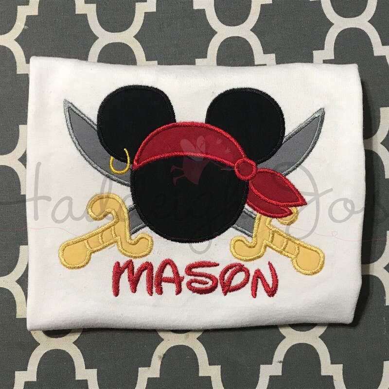 Pirate Mickey Mouse - Etsy