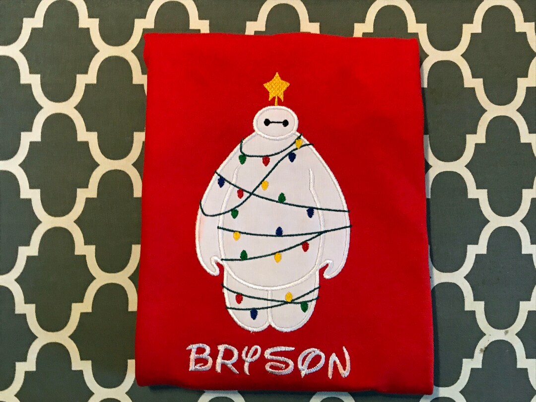 Baymax Christmas Star Lights Personalized Childrens Kids Infant Toddler ...