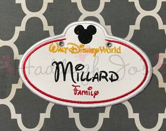 WDW Custom Cast Member ID Stroller Tag, Scooter Tag, Walker Tag - Etsy
