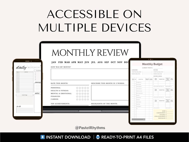 2026 Year Planner Essential Toolkit – Monthly, Weekly, Daily Templates ...