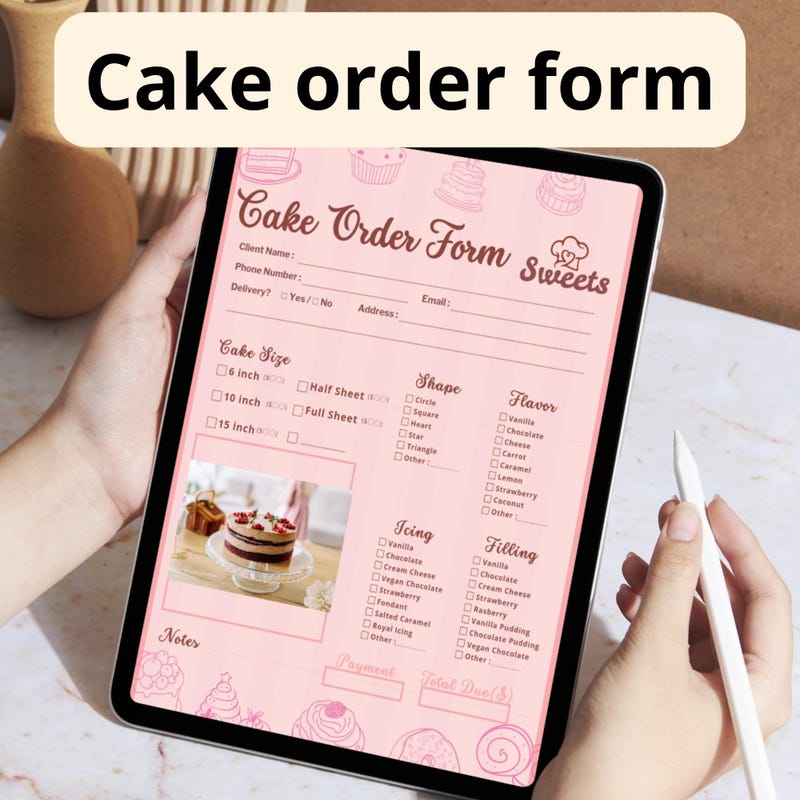 Cake Store Template - Etsy