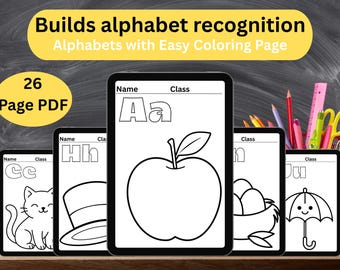 Alphabet Occupations Coloring Pages, Preschool Coloring Pages ...