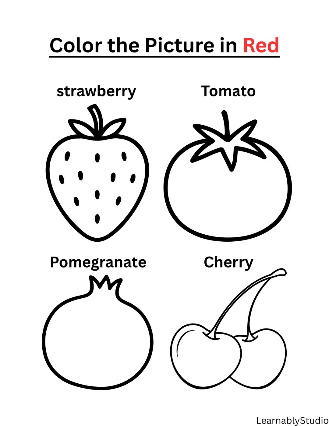 Learn Colors Activity Pack | Kids Coloring Pages Printable | Preschool ...