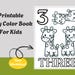 1 to 20 Number Coloring Pages for Kids | Educational Printable Activity ...