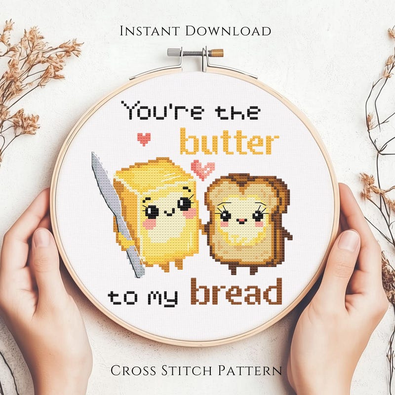 Bread Cross Stitch - Etsy