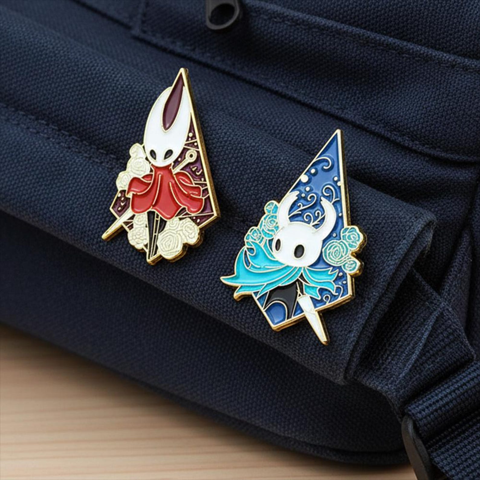 Hollow Knight Pin | Knight & Hornet Style Pins | Hard Enamel Badge ...