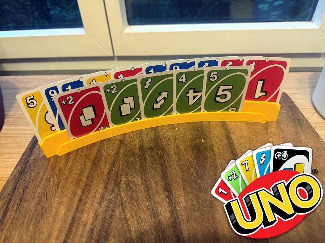 UNO Card Holder Stand – Perfect for Family Game Night | 3D Printed Card ...