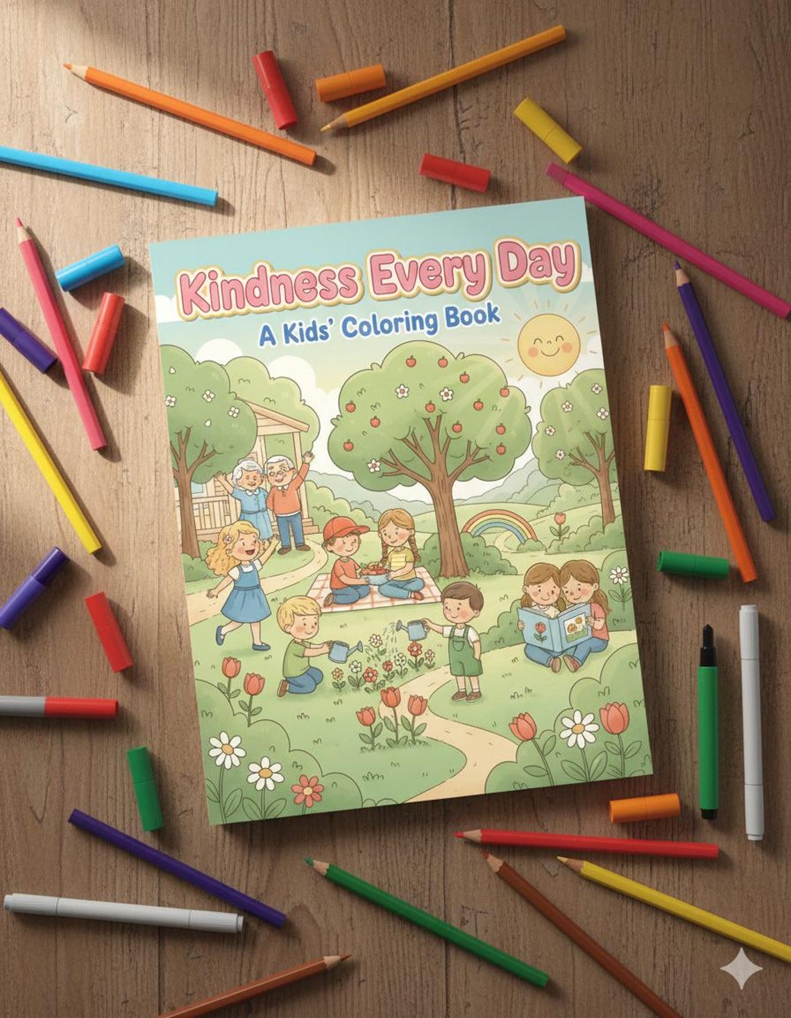 Kindness Everyday: A Fun Coloring Book Teaching Good Manners , Values ...