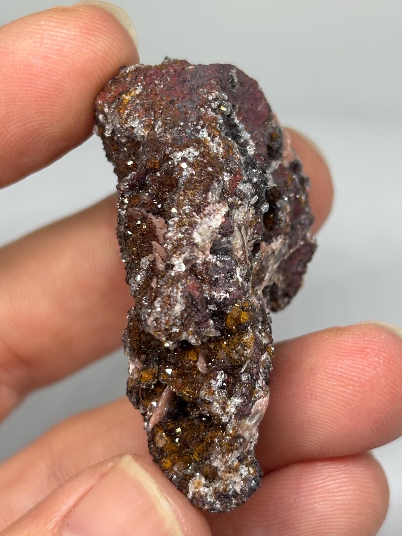 37g Rare South African Manganese Matrix Specimen Sparkling Micro ...