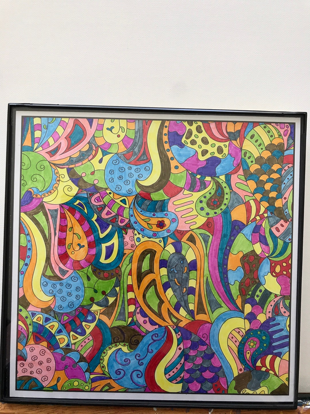 Unique Peter Max Inspired Abstract Artwork - Etsy
