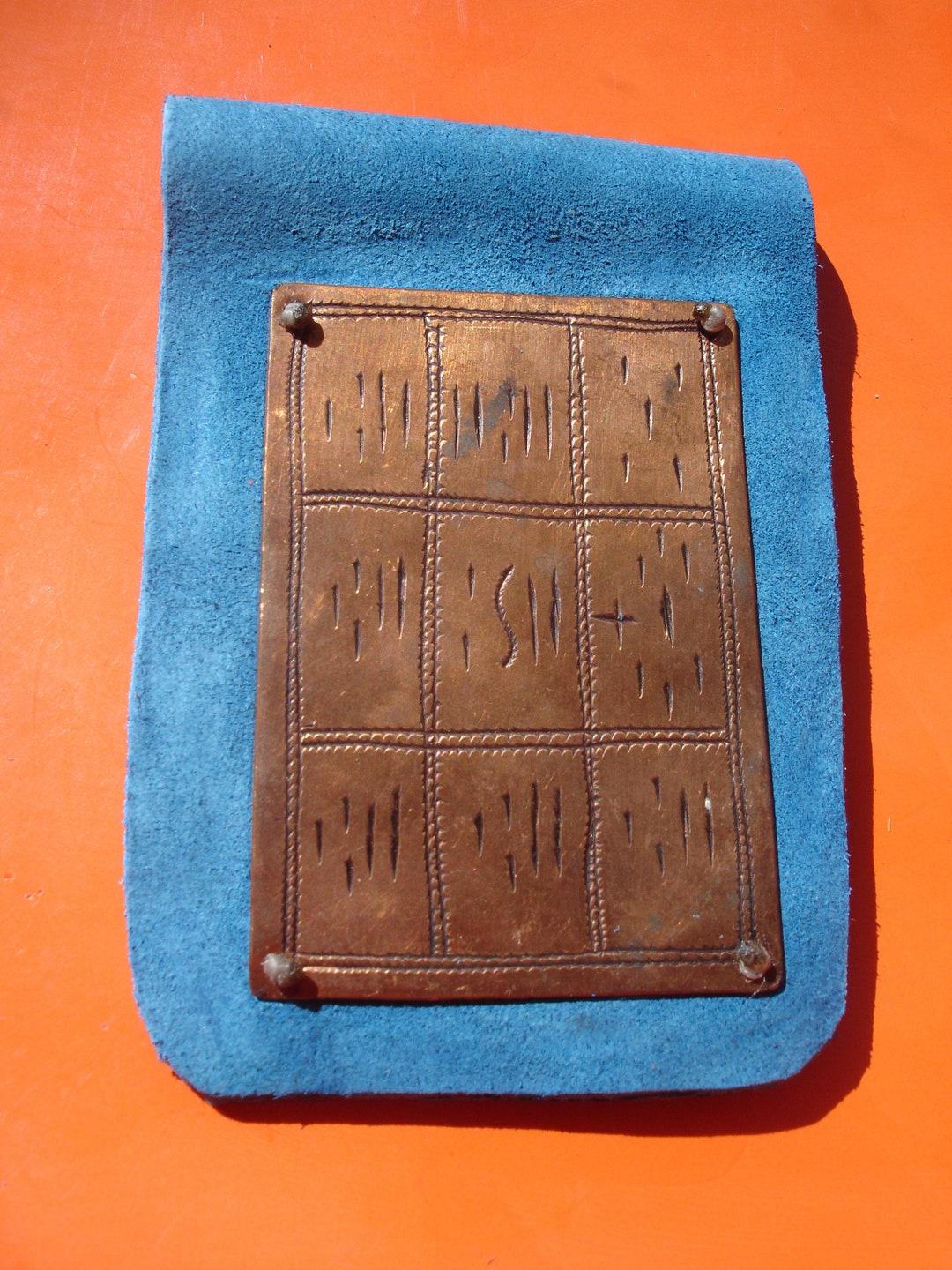 Niger Tuareg Tifinagh Hand Engraved COPPER Alphabet Pendant on - Etsy