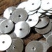 100 X Moroccan Silver Colour Mozuna Steel Sequin Discs for Handira ...