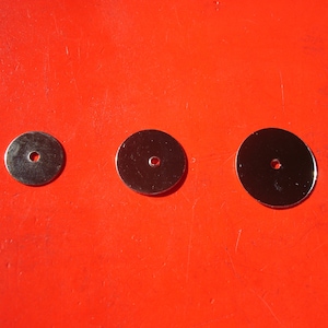 600 X Moroccan Silver Colour Mozuna Metal Sequin Discs for Handira ...