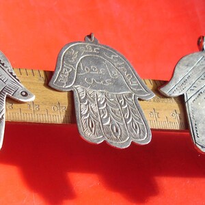 Moroccan Hand Engraved Hamsa Hand Pendant - Approx L67 Mm - Etsy