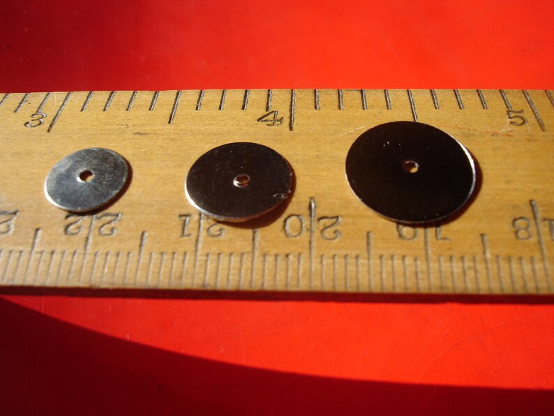 100 X Moroccan Silver Colour Mozuna Metal Sequin Discs for - Etsy