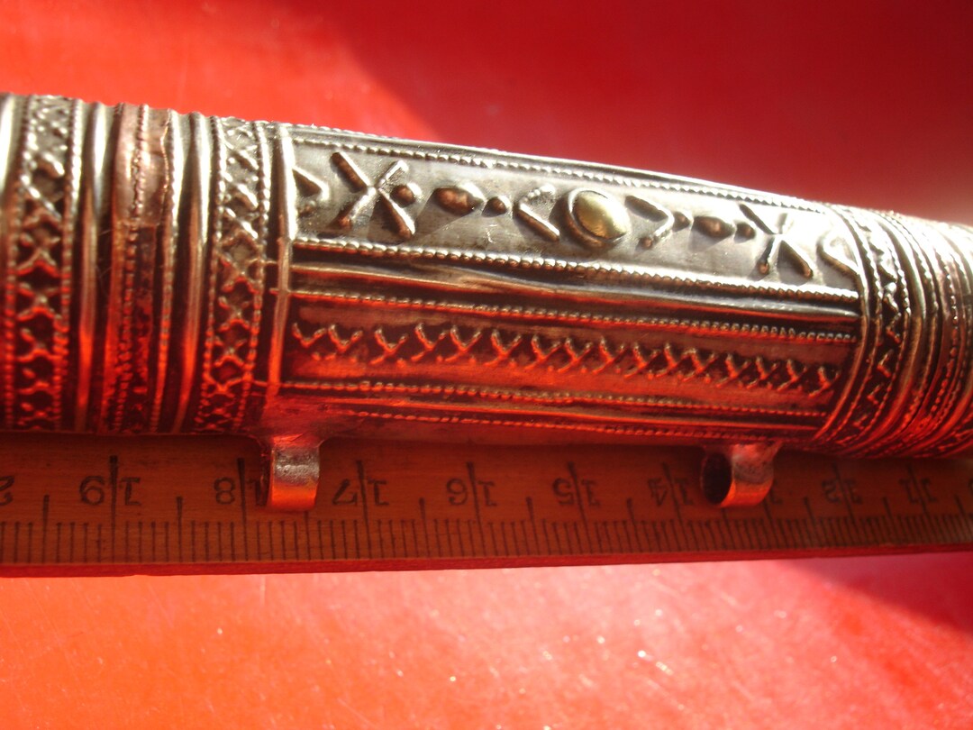 Niger Tuareg Copper, Brass and Silver Colour Hand Made Head Piece ...