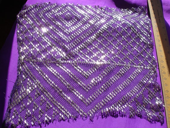 Antique Egyptian PURPLE and SILVER Colour Assuit Tulle Coptic - Etsy UK