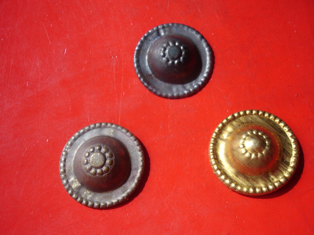 10 X Turkoman Style Embossed Buttons - VARIOUS W25 Mm - Etsy