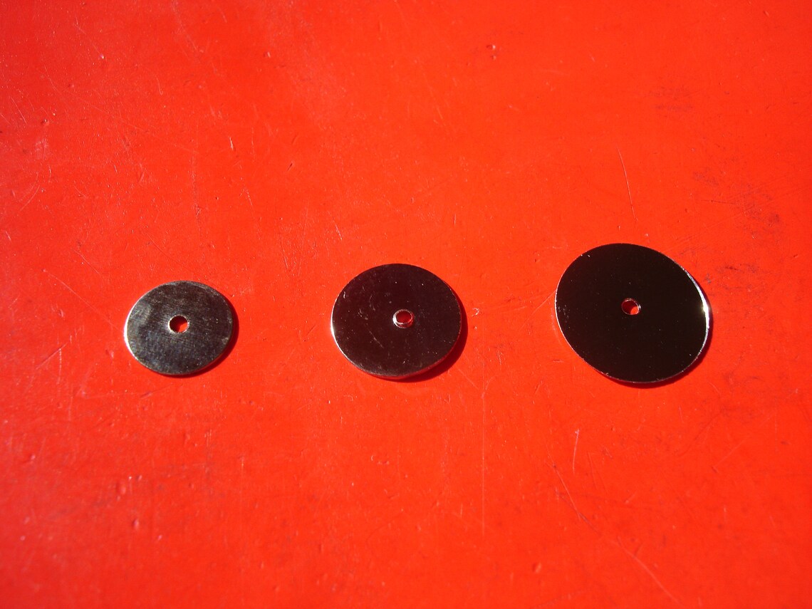 100 X Moroccan Silver Colour Mozuna Metal Sequin Discs for - Etsy