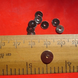 600 X Moroccan Silver Colour Mozuna Metal Sequin Discs for Handira ...