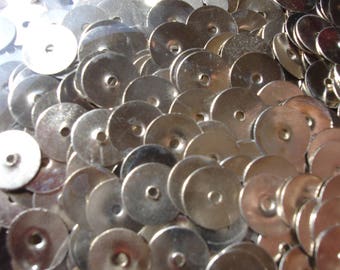2,400 X Moroccan Silver Colour Mozuna Metal Sequin Discs for Handira ...
