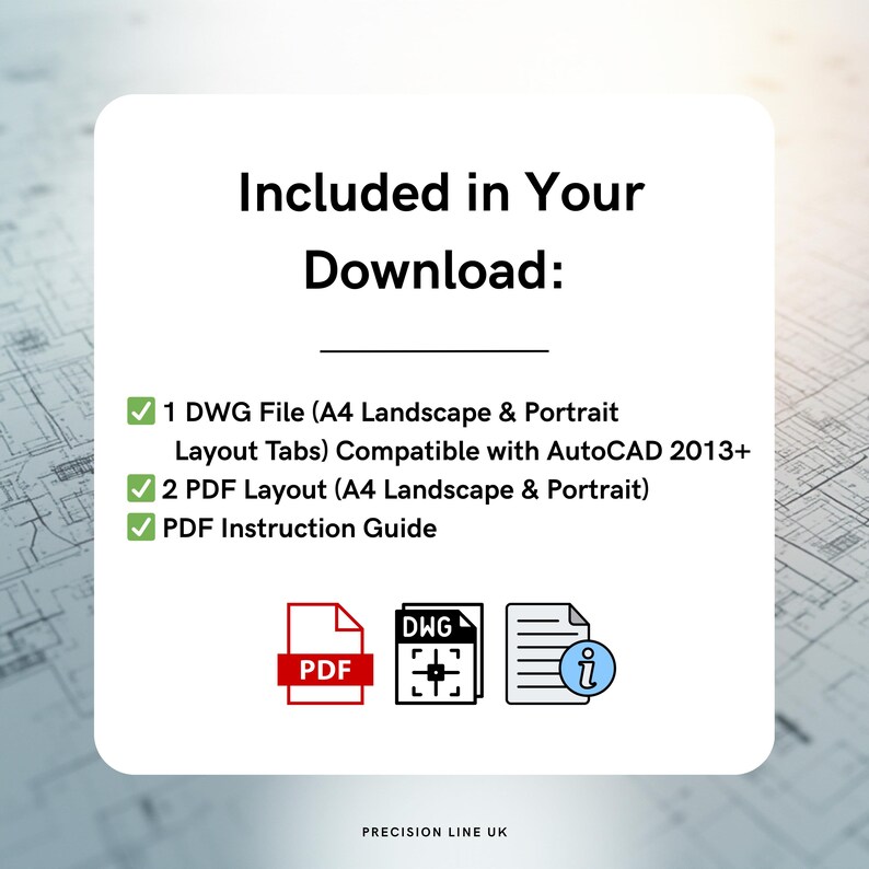 Autocad Student A4 Title Block Templates (landscape & Portrait ...