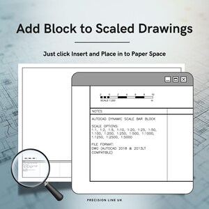 Autocad Dynamic Metric Scale Bar Block | DWG File (digital Download) - Etsy