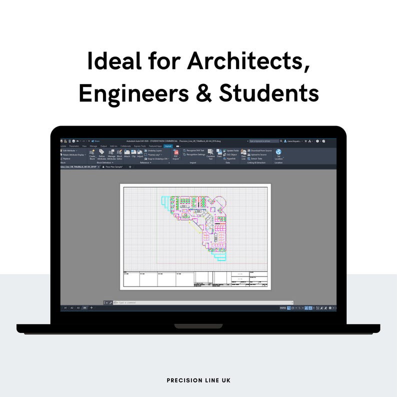 Autocad ISO A2 Title Block Template Pack - Editable DWG Layout (digital ...