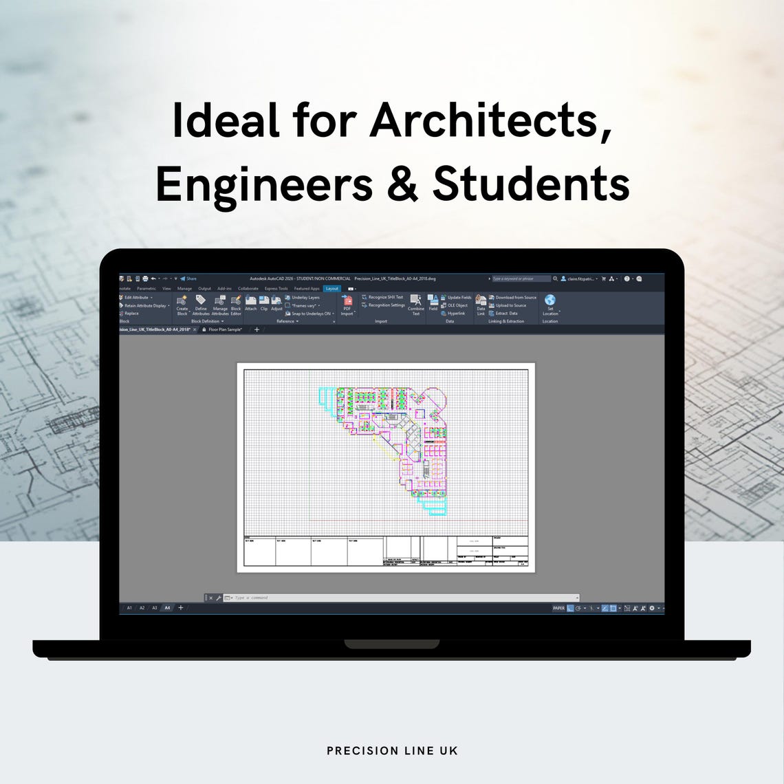 Autocad ISO A3-A4 Title Block DWG Layout Templates | Small Projects ...