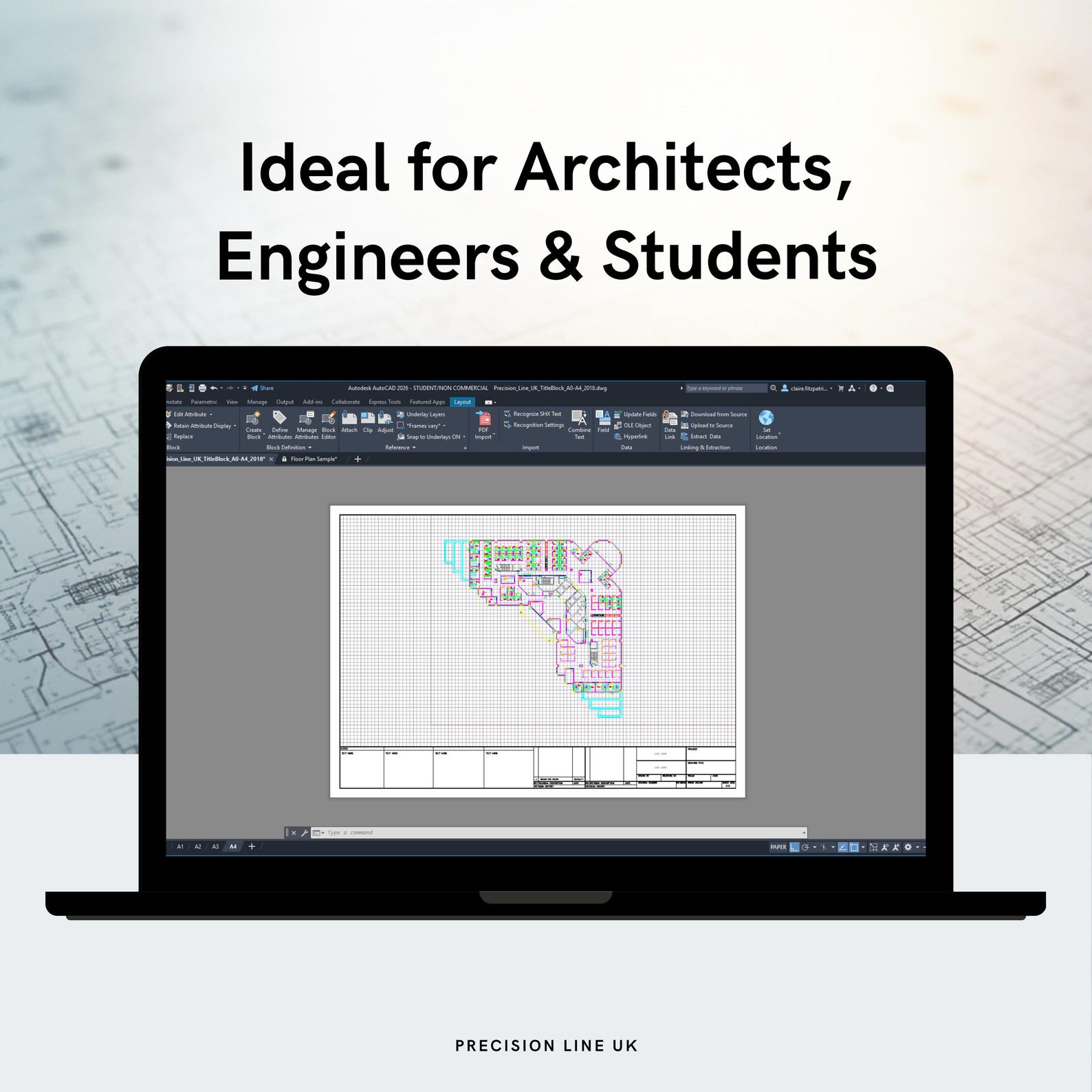 Autocad ISO A3-A4 Title Block DWG Layout Templates | Small Projects ...