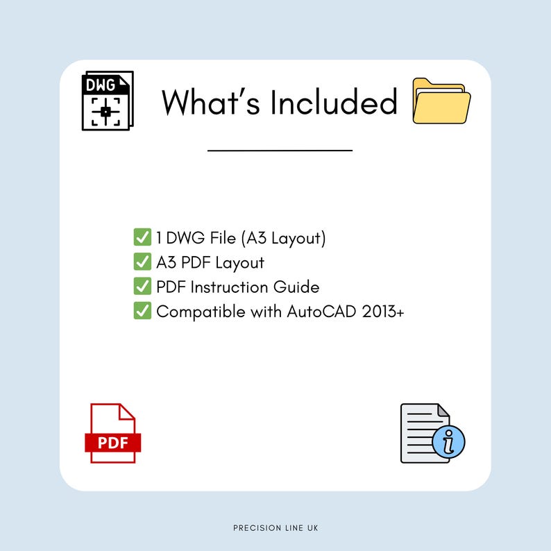 Autocad Title Block Template (A3) - Editable DWG Layout (digital ...