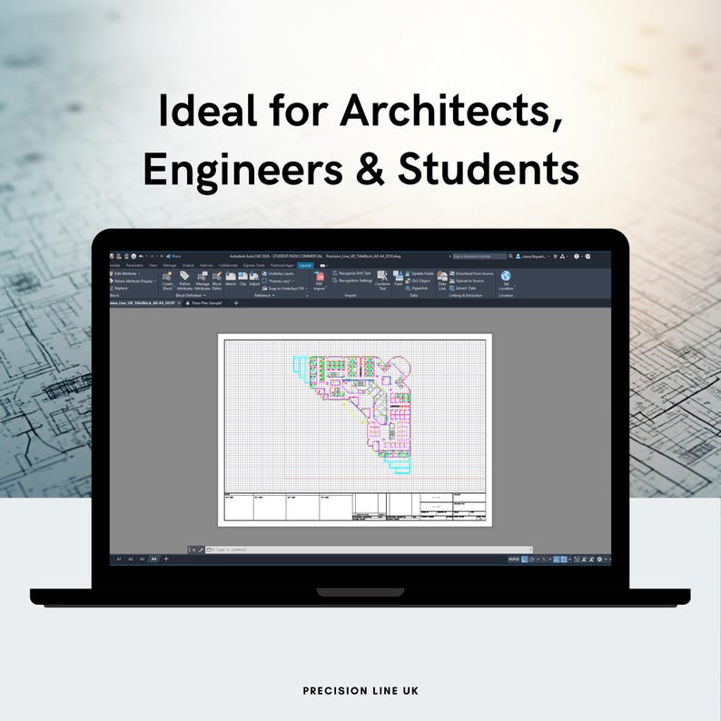 Autocad ISO A3 Title Block Template - Editable DWG Layout (digital ...
